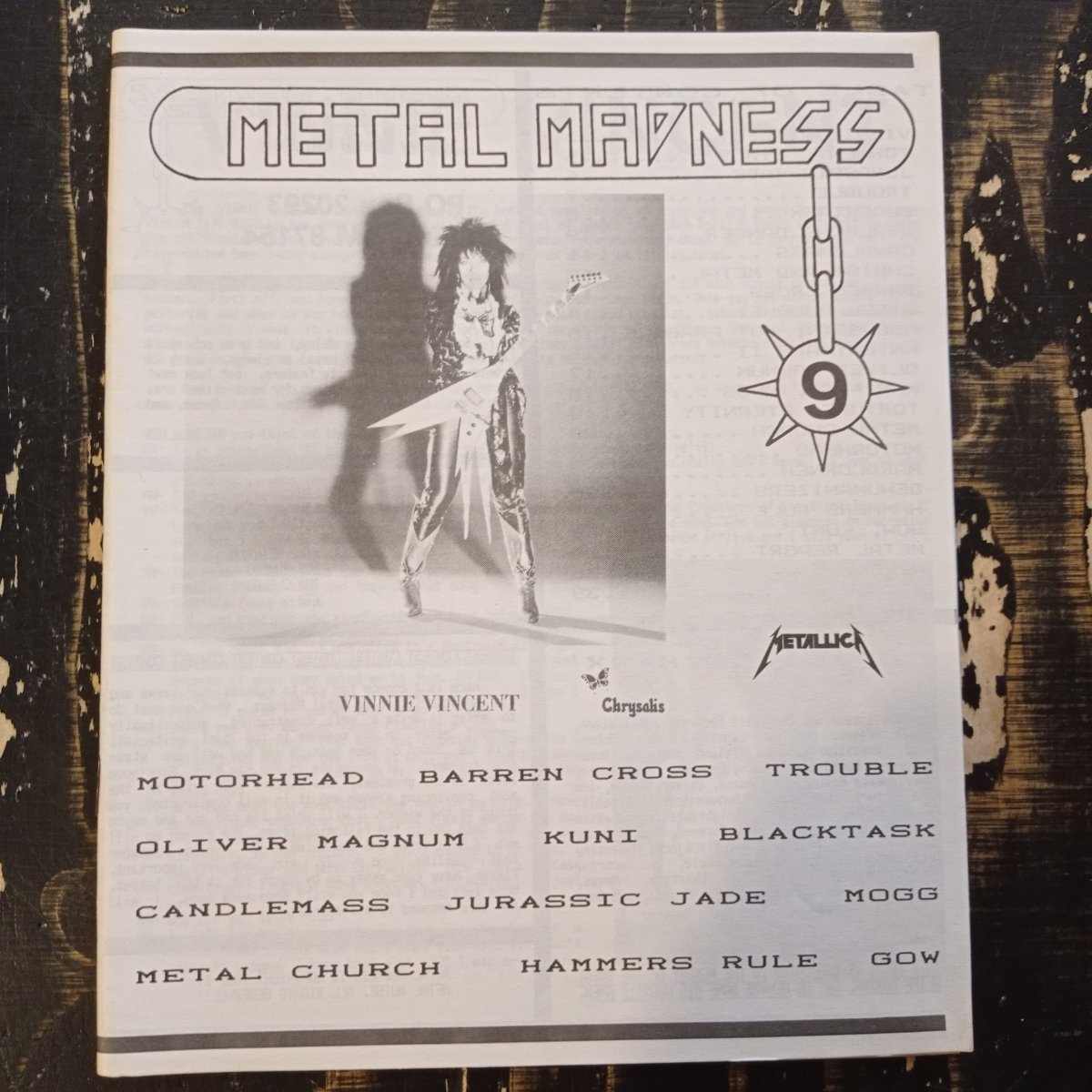 Metal Madness zine # 9 - ZINES - Mephisto